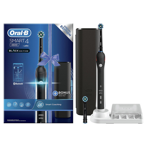 Oral B SmartSeries Spazzolino Elettrico Braun Smart 4 4500 Nero Spazzolini Elettrici in offerta su Unieuro